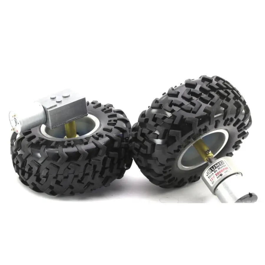 All Terrain Robot Wheel 130 x 59 mm (Pair) - RobotShop