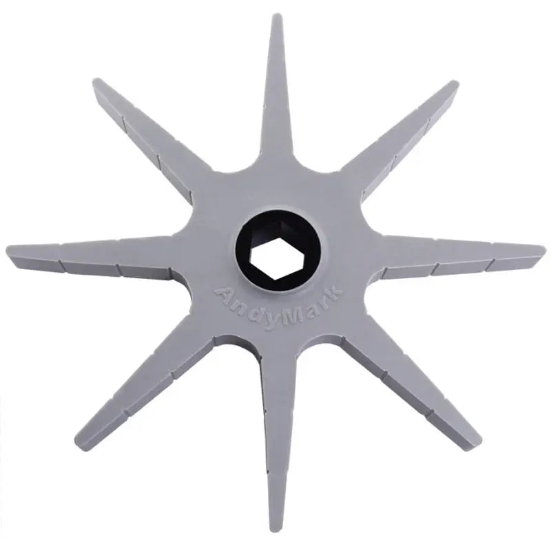 AndyMark Compliant Star 1/2in. Hex Bore, Durometer 80A - RobotShop