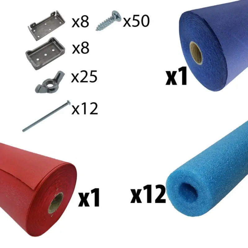 AndyMark 2023 AM14U4/U5 Red & Blue Bumper Kit - RobotShop