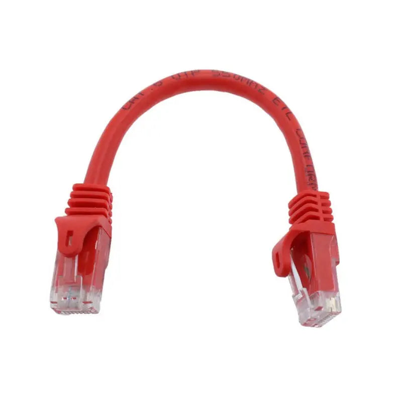 AndyMark 6in. Red Ethernet Cable - RobotShop