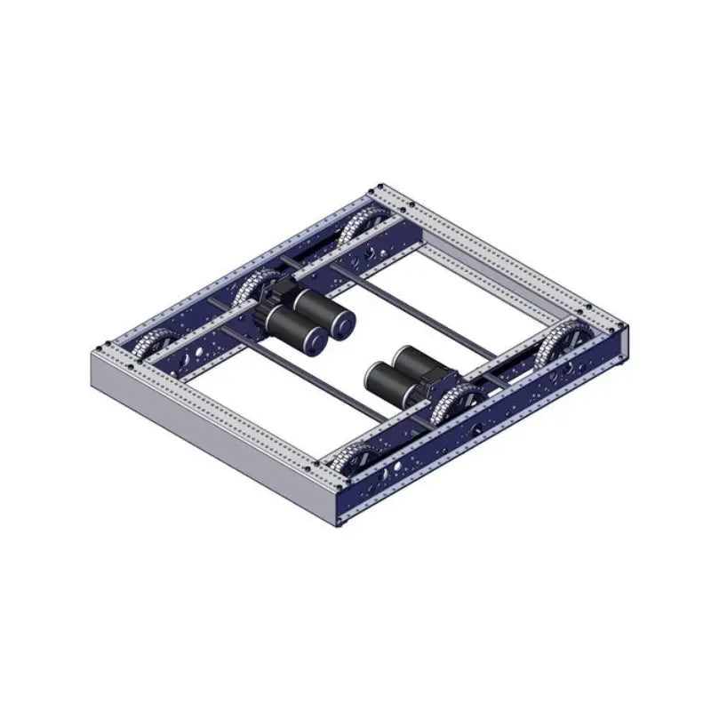 AndyMark AM14U5 - 6 Wheel Drop Center Robot Drive Base w/ Gear Ratio 5. ...