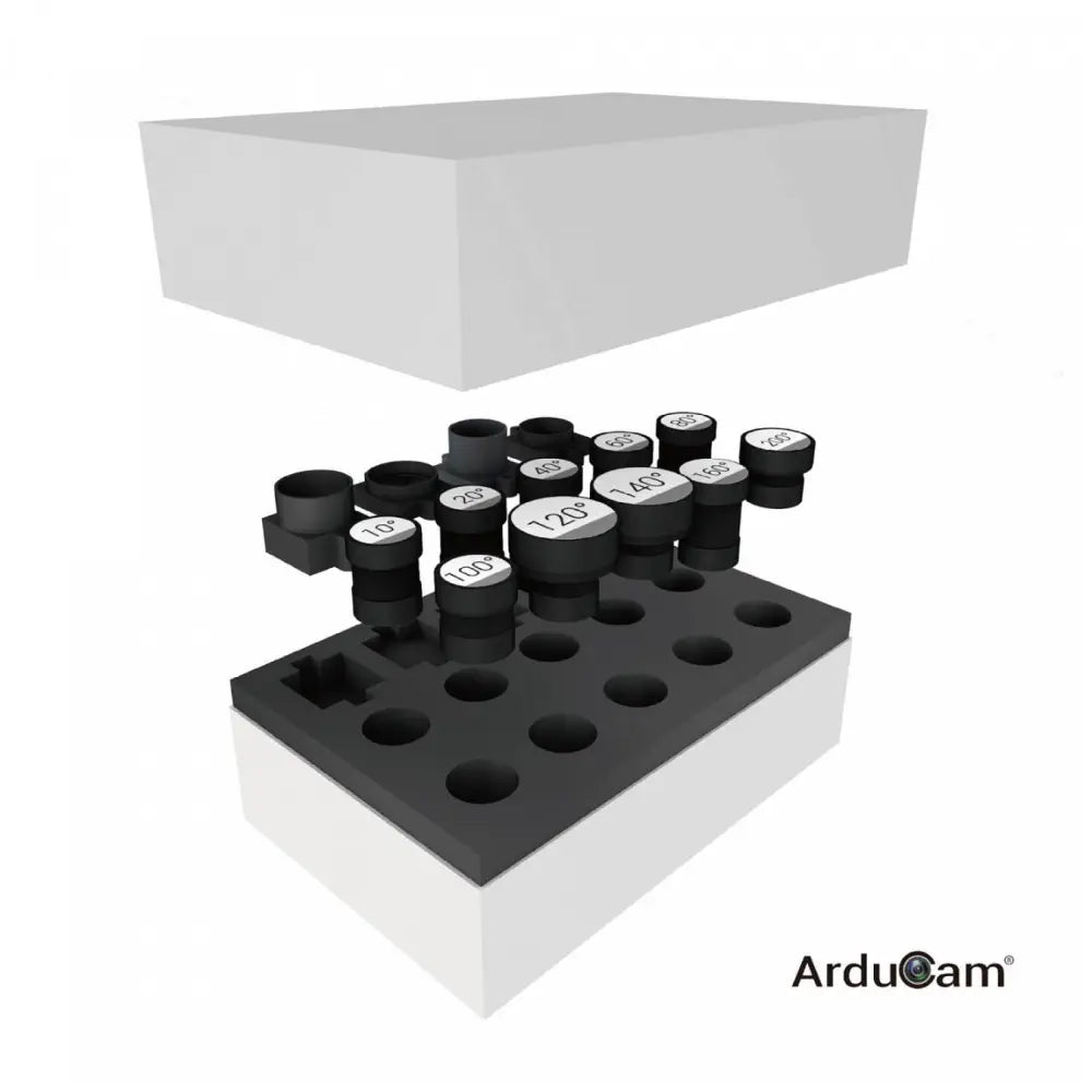 ArduCam M12 Mount Camera Lens Kit for Arduino and Raspberry Pi Cameras ...