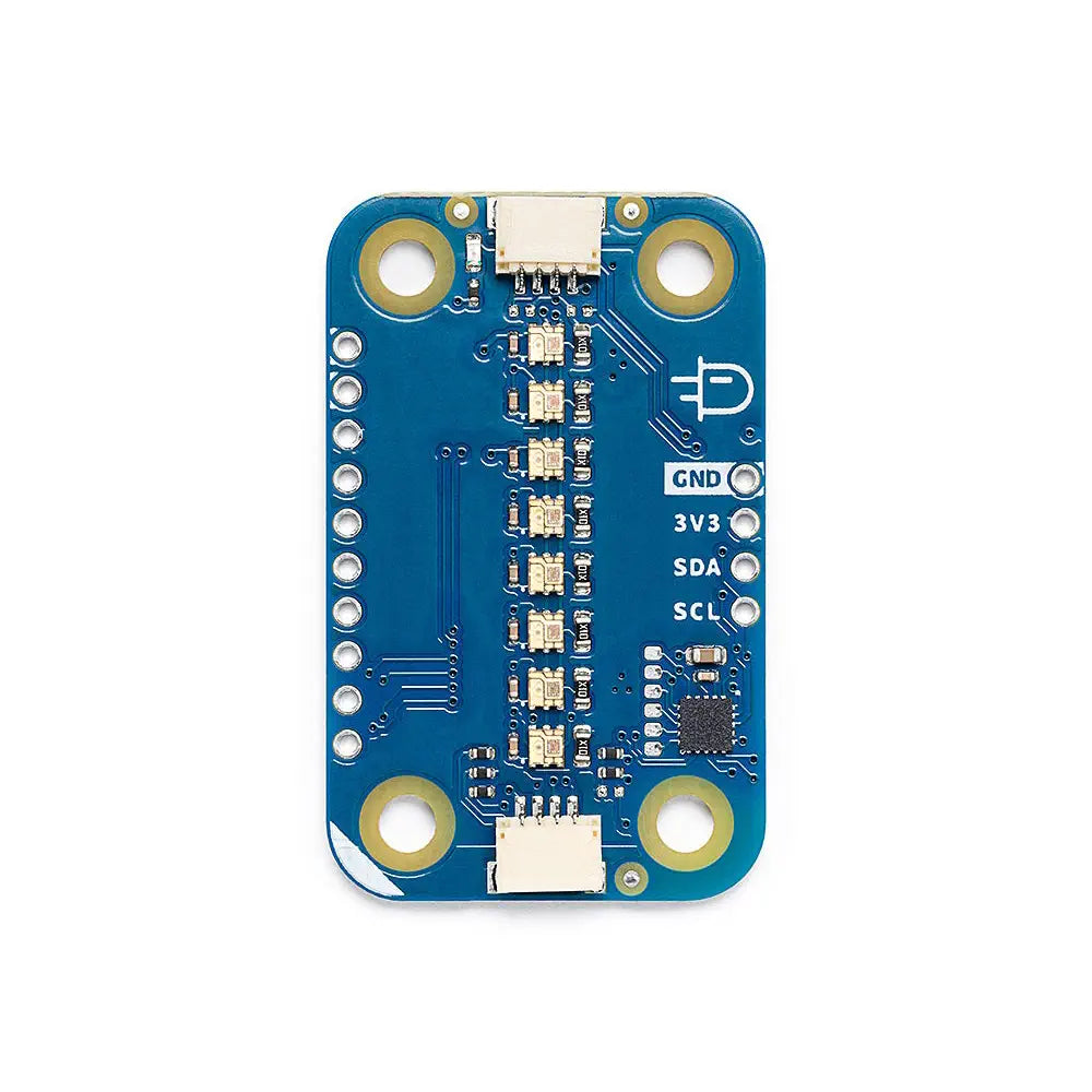 Arduino Modulino Pixels 8 Addressable RGB LEDs (LC8822-2020) w/ Qwiic ...