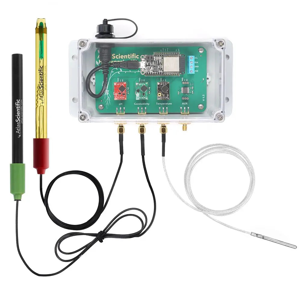 Atlas Scientific Wi-Fi Hydroponics Kit K 10 - 10 uS/cm w/ Lab Grade pH ...