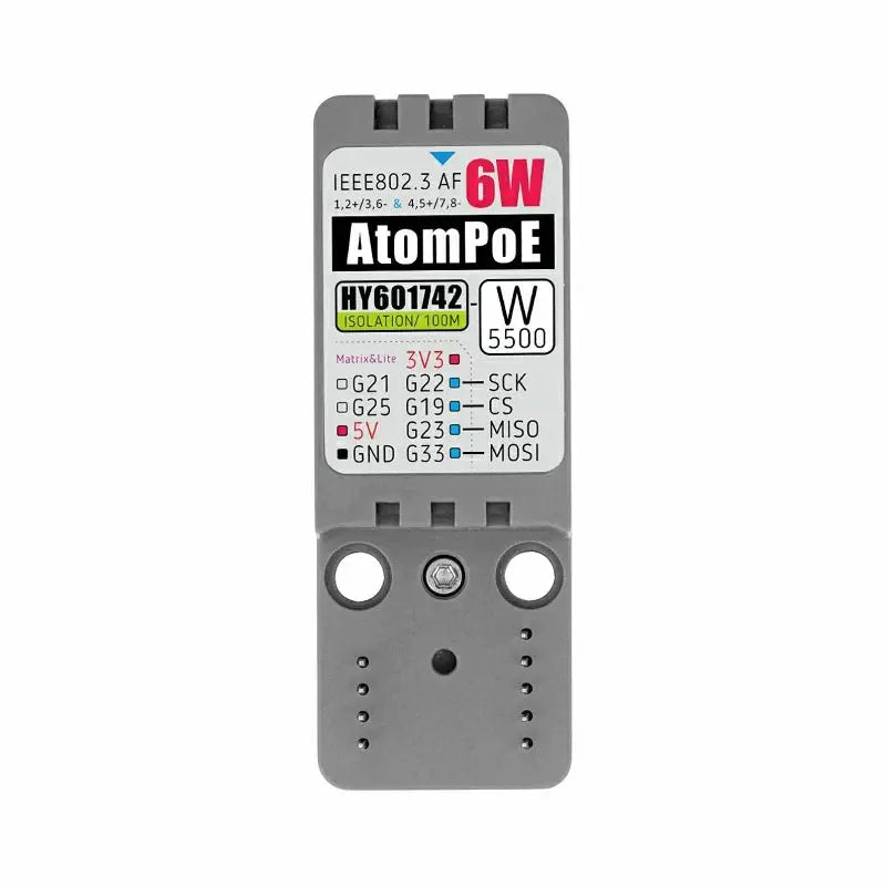 ATOMIC PoE Base Ethernet Controller w/ W5500 Chip (ATOM Series) - RobotShop
