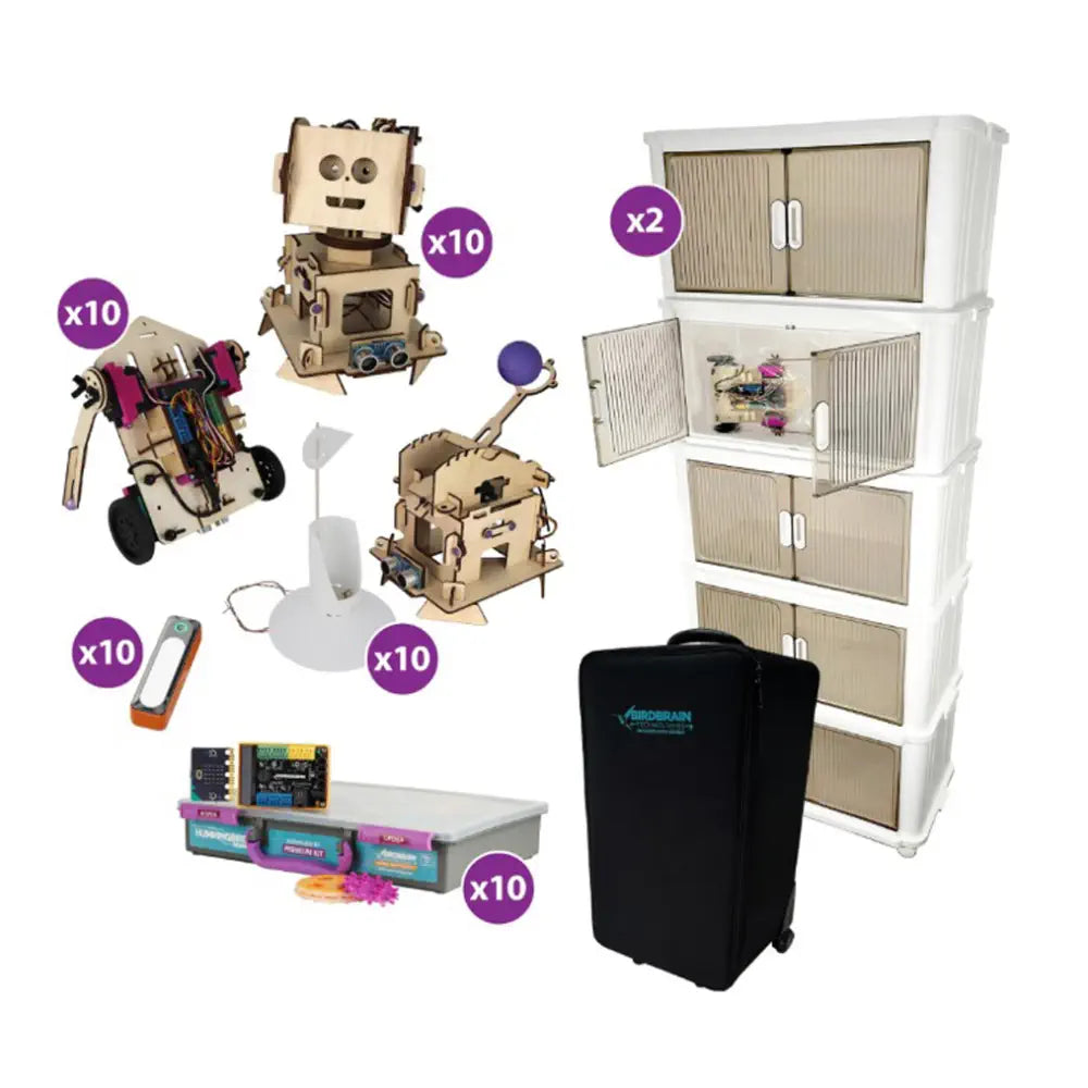 BirdBrain Hummingbird Classroom Solution (w/o micro:bits) - RobotShop