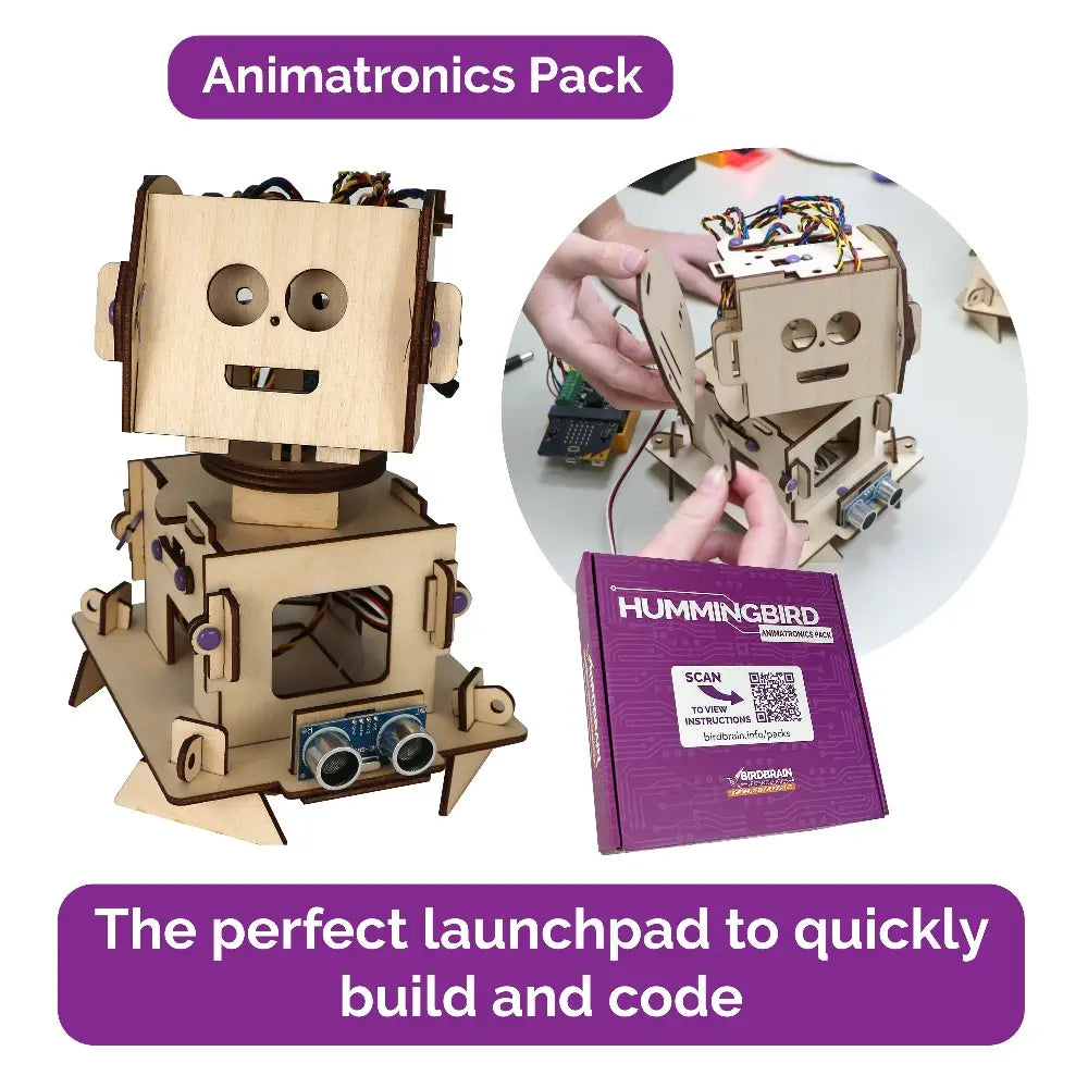 BirdBrain Hummingbird Project Pack Animatronics (5x) - RobotShop