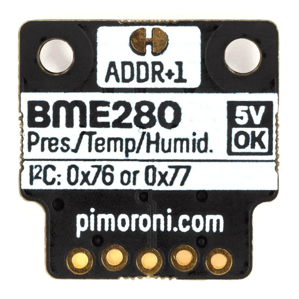 BME280 Breakout Temperature, Pressure, Humidity Sensor - RobotShop