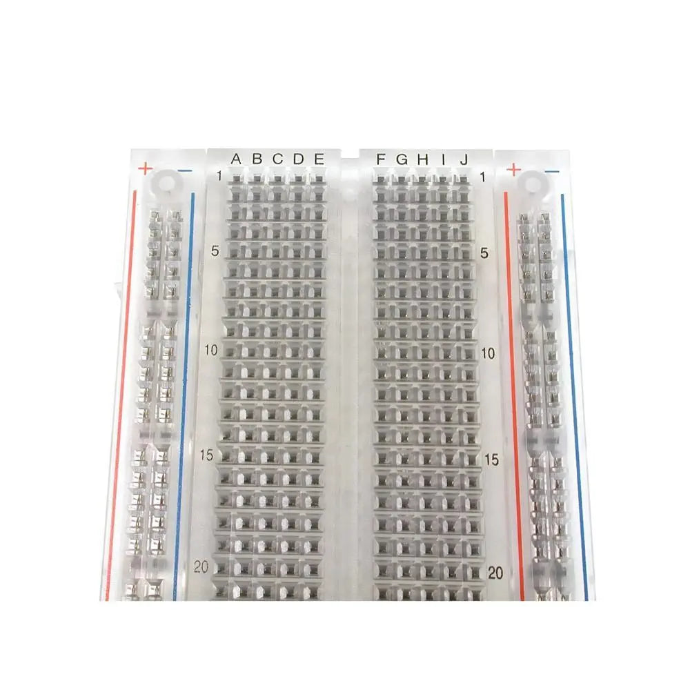 Solarbotics Breadboard, Single Panel - Transparent - RobotShop