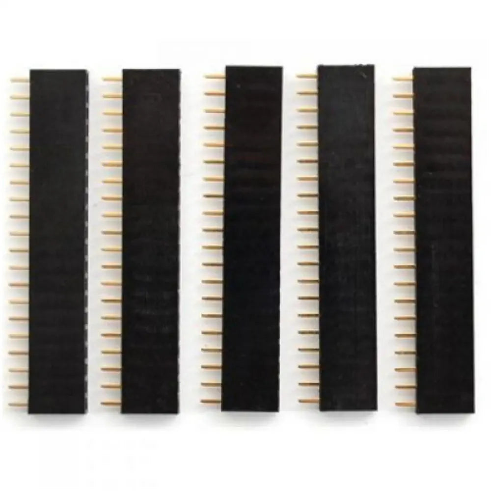 Straight Female Headers (36 pin, 5pk) - RobotShop