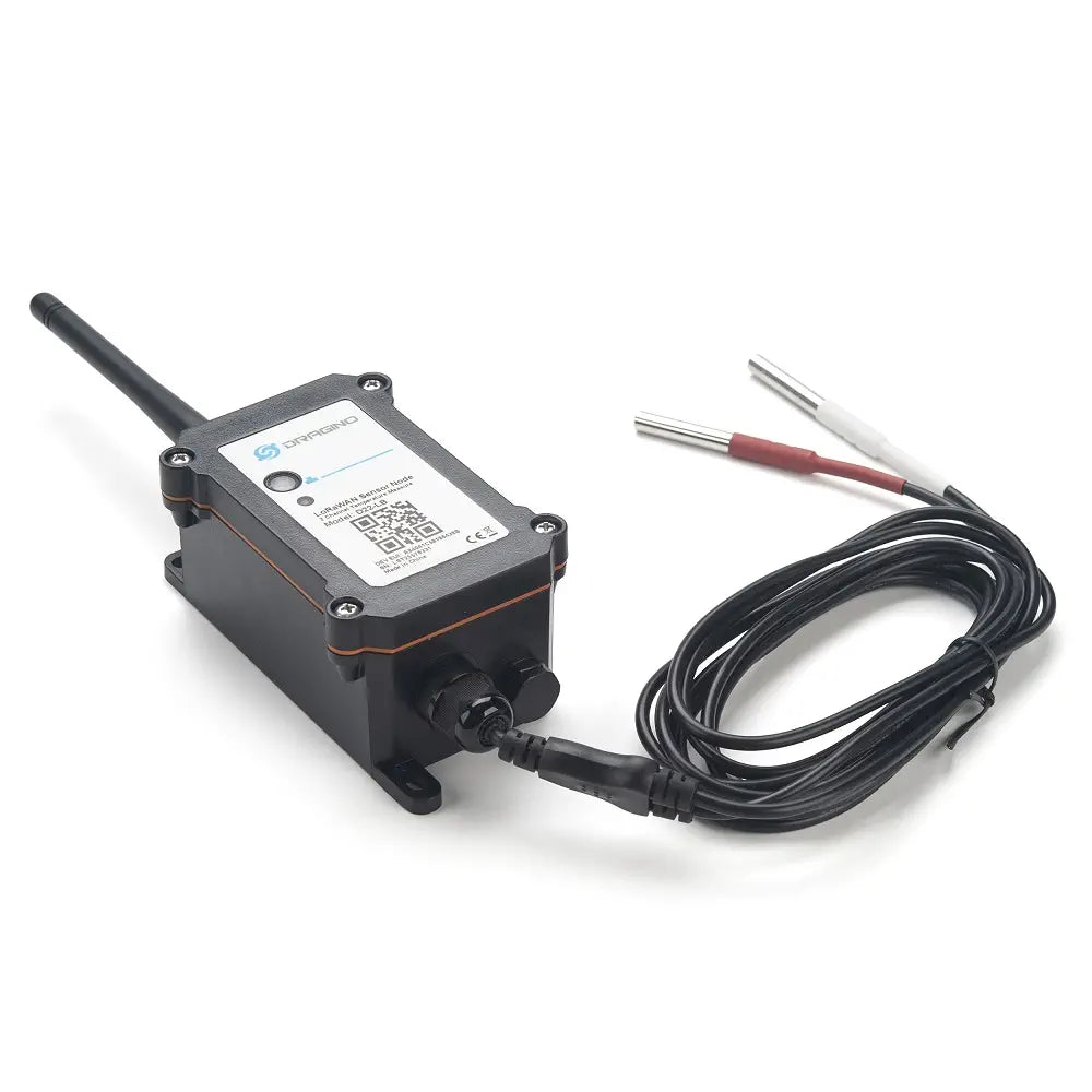 Dragino D22-LB LoRaWAN Outdoor Temp. Sensor Node 2 Probes (8500mAh Li ...