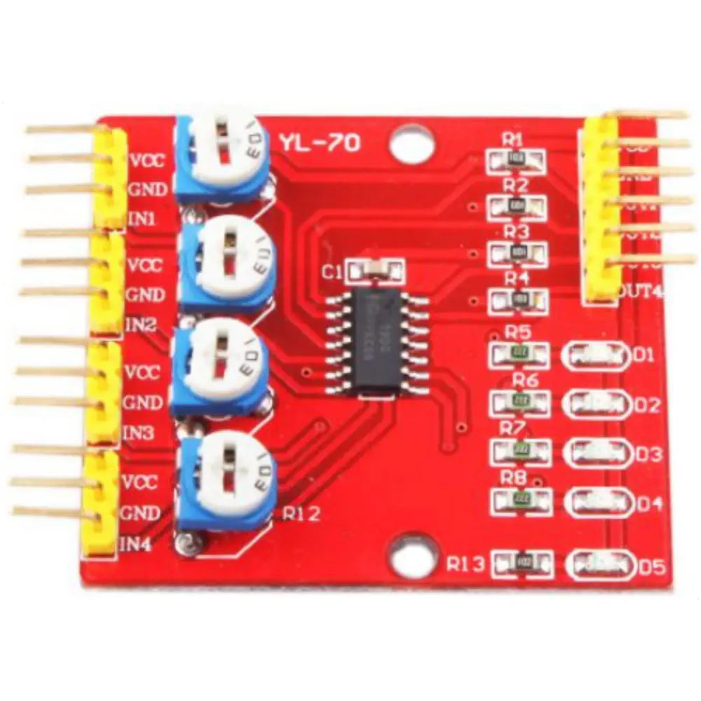 Sensor de Seguimiento Infrarrojo de 4 vías - RobotShop