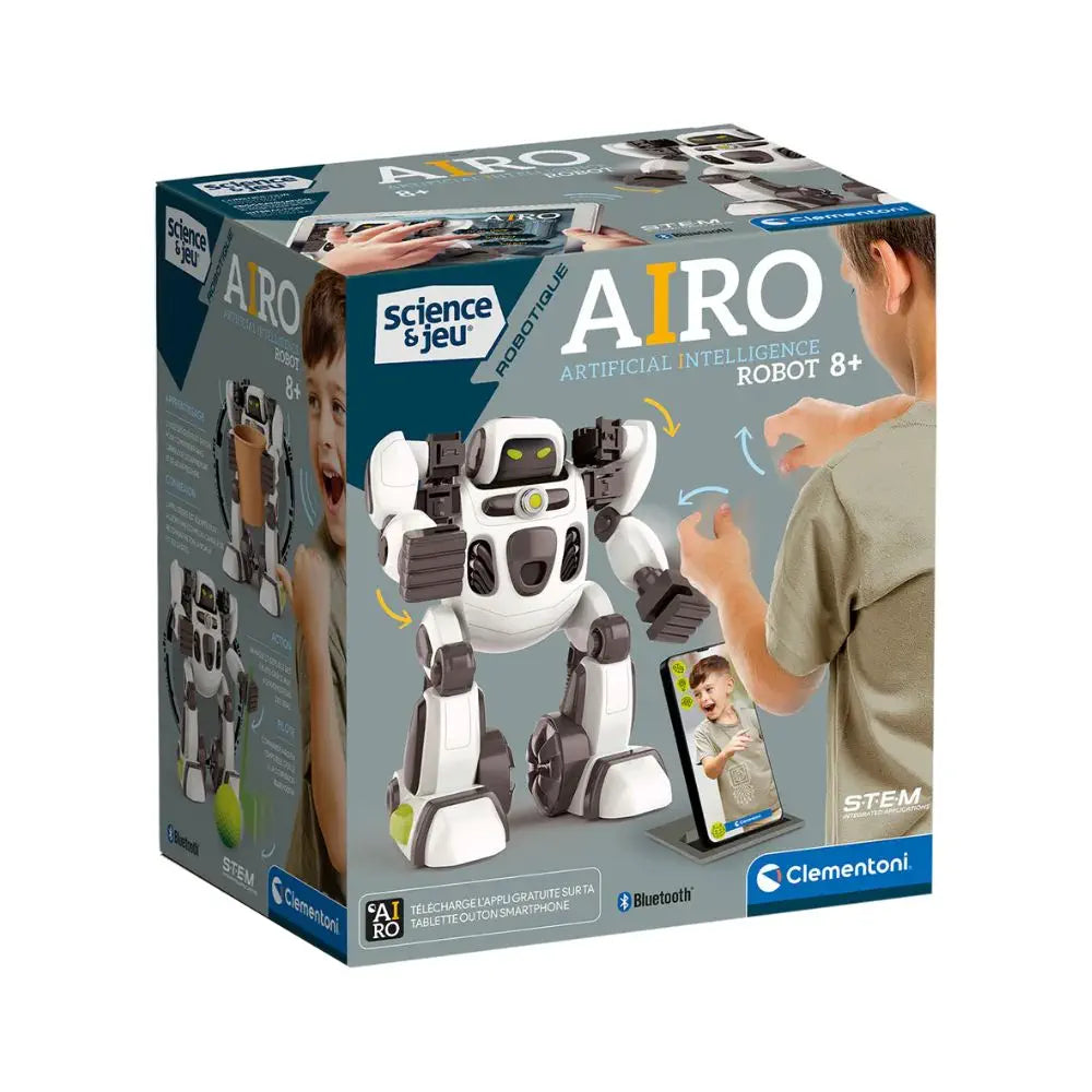 Clementoni Science & Jeu: AIRO, Artificial Intelligence Robot (French ...