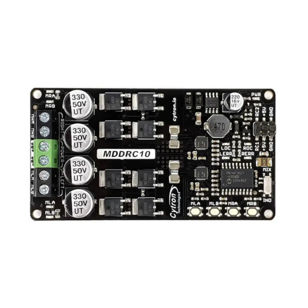Cytron 10A 7V-30V Dual DC Motor Driver for R/C - RobotShop