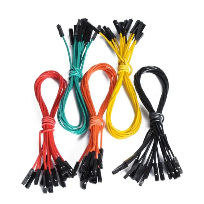 Cables Hembra-Hembra 30cm (100pzas) de Dagu - RobotShop