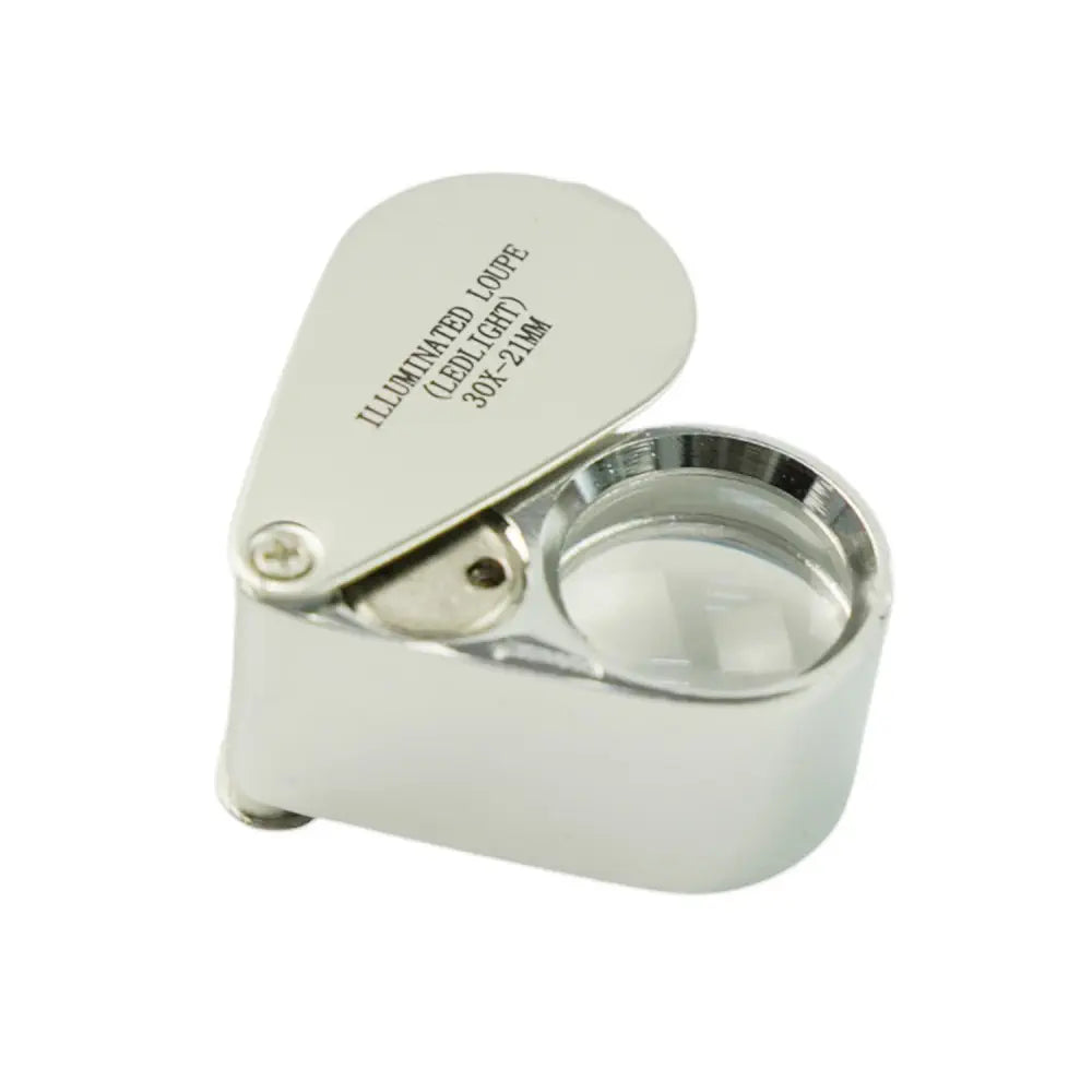 DFRobot Mini Illuminated Loupe 30X / Magnifier w/ LED Lights - RobotShop