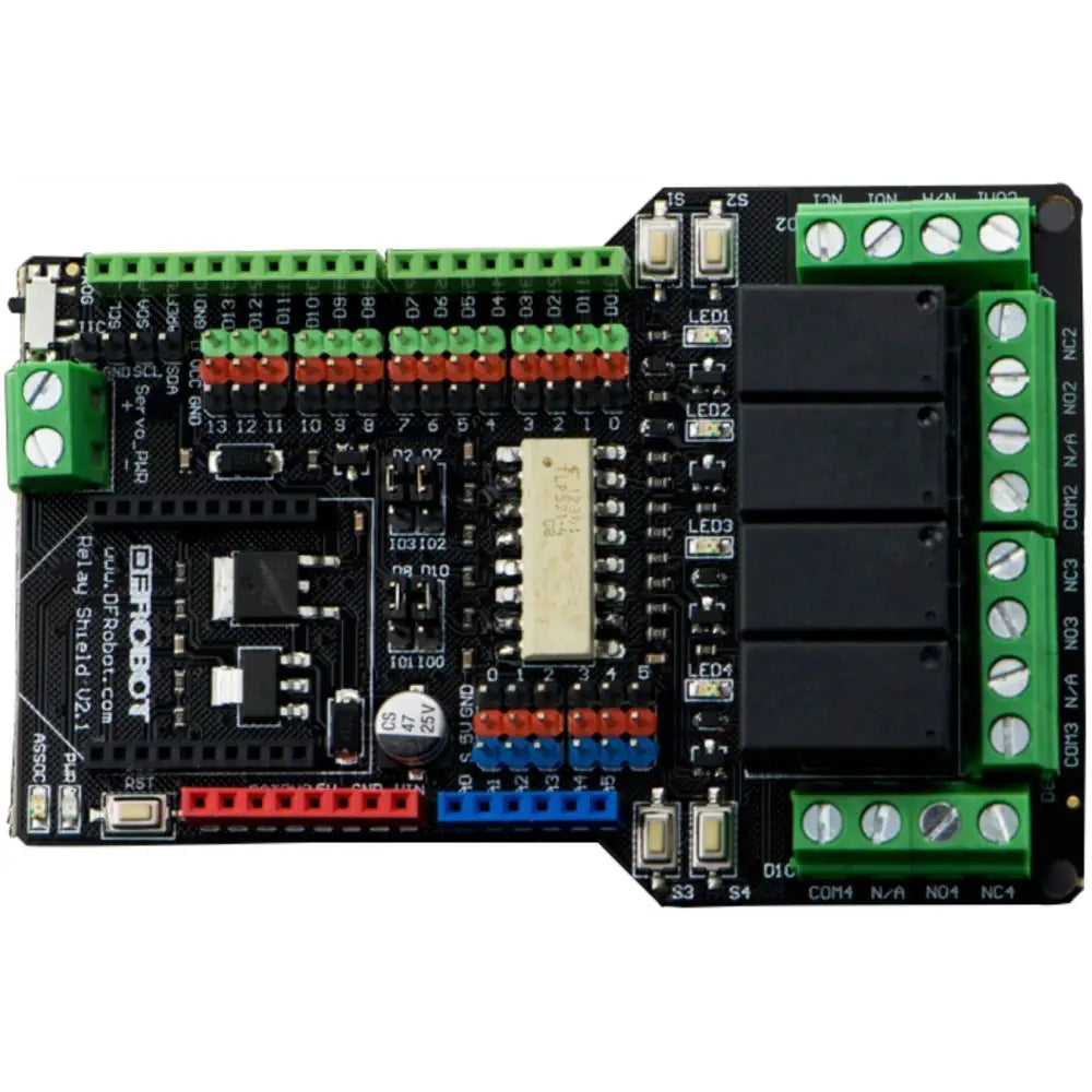 DFRobot Relay Shield 2.1 for Arduino - RobotShop