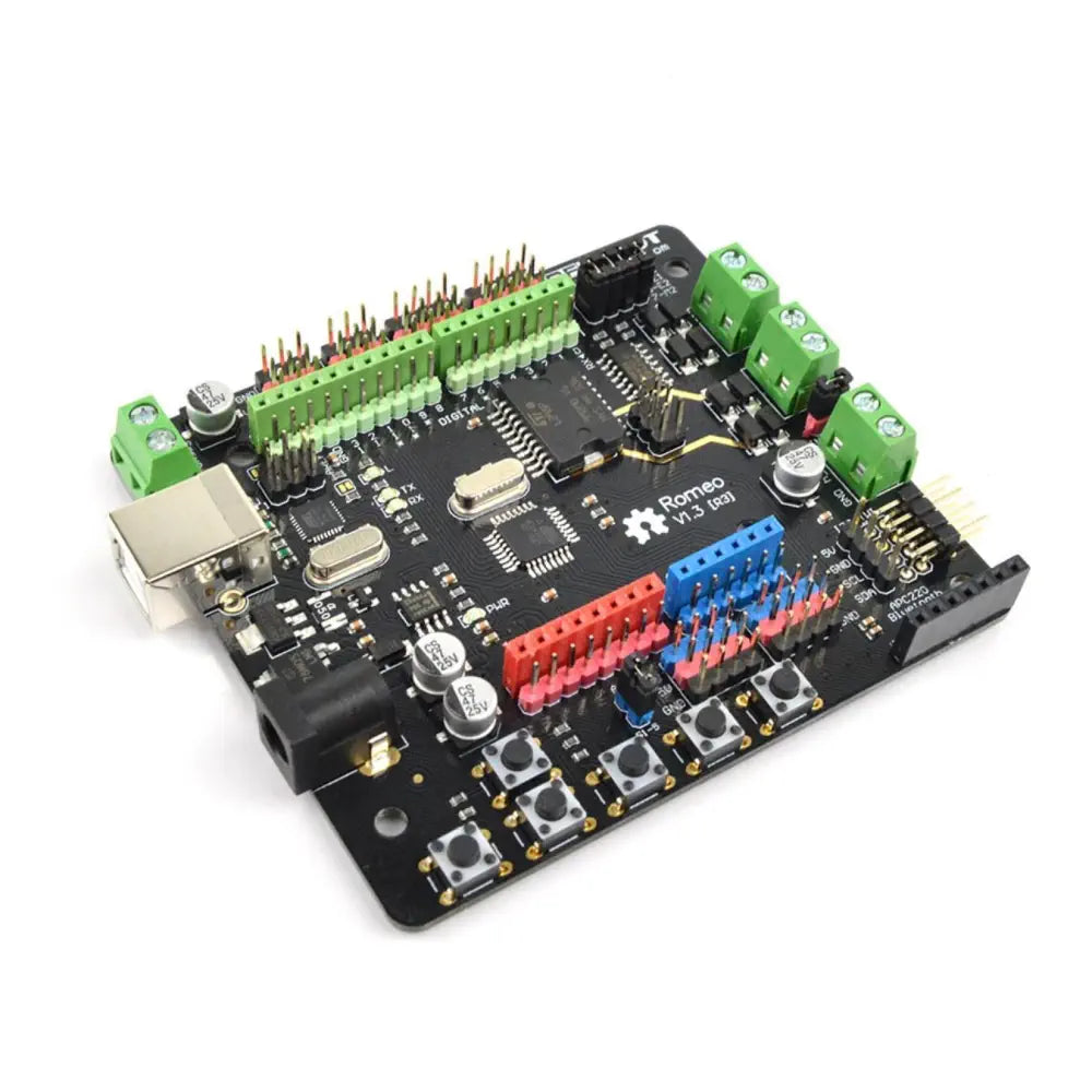 DFRobot Romeo V1 All-in-one Microcontroller (ATMega 328) - RobotShop