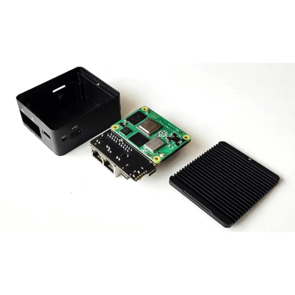 Dfrobot Metal Cooling Case W Heat Sink Compatible W Raspberry Pi Cm4
