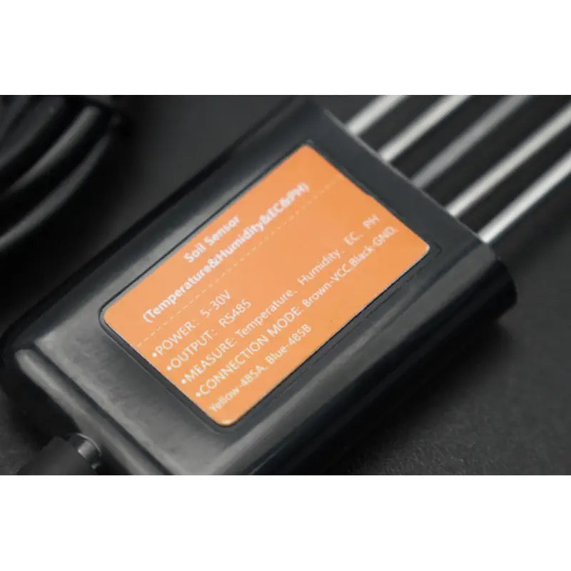 DFRobot MODBUS-RTU RS485 4-in-1 Soil Moisture, Temperature, pH & EC Sensor (IP68, 5-30V) - RobotShop
