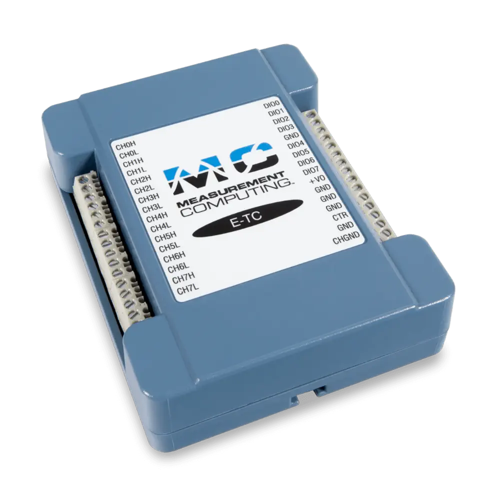 Digilent MCC E-TC : Appareil DAQ Ethernet de Mesure de Thermocouple ...