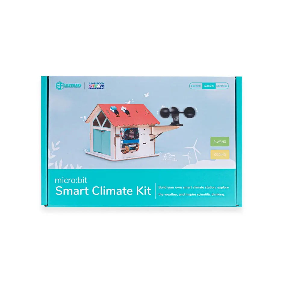 ELECFREAKS micro:bit Smart Climate Kit w/ IOT:Bit, micro:bit V2 - RobotShop