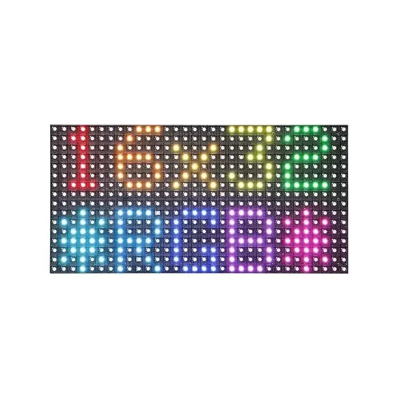 Elecrow 16x32 RGB LED Panel Light P6 Full Color Matrix Module 1/8 Scan ...