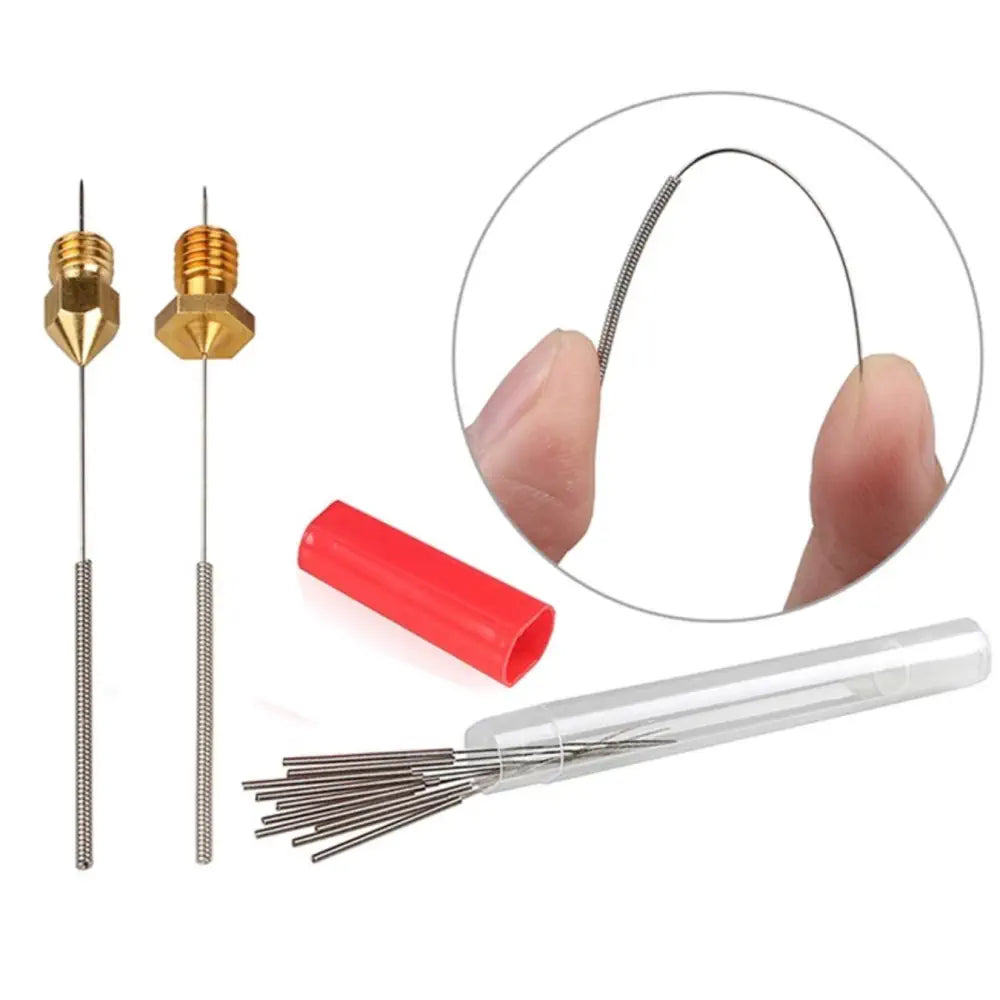 Elecrow 3D Printer Extruder Nozzle Drill Cleaner 0.2/0.3/0.4mm - RobotShop