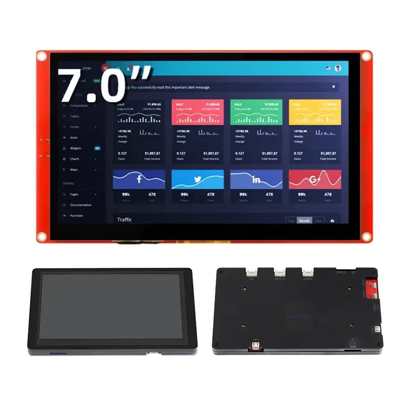 Elecrow CrowPanel Affichage HMI ESP32 7-inch 800x480 RGB TFT LCD Écran ...