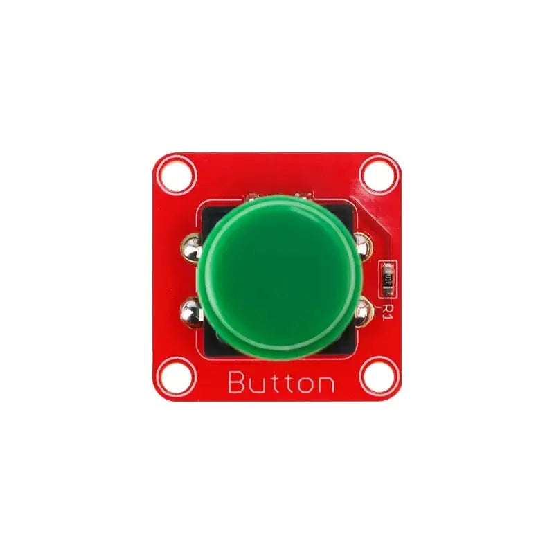Elecrow Crowtail Button 1.0 (Green) - RobotShop