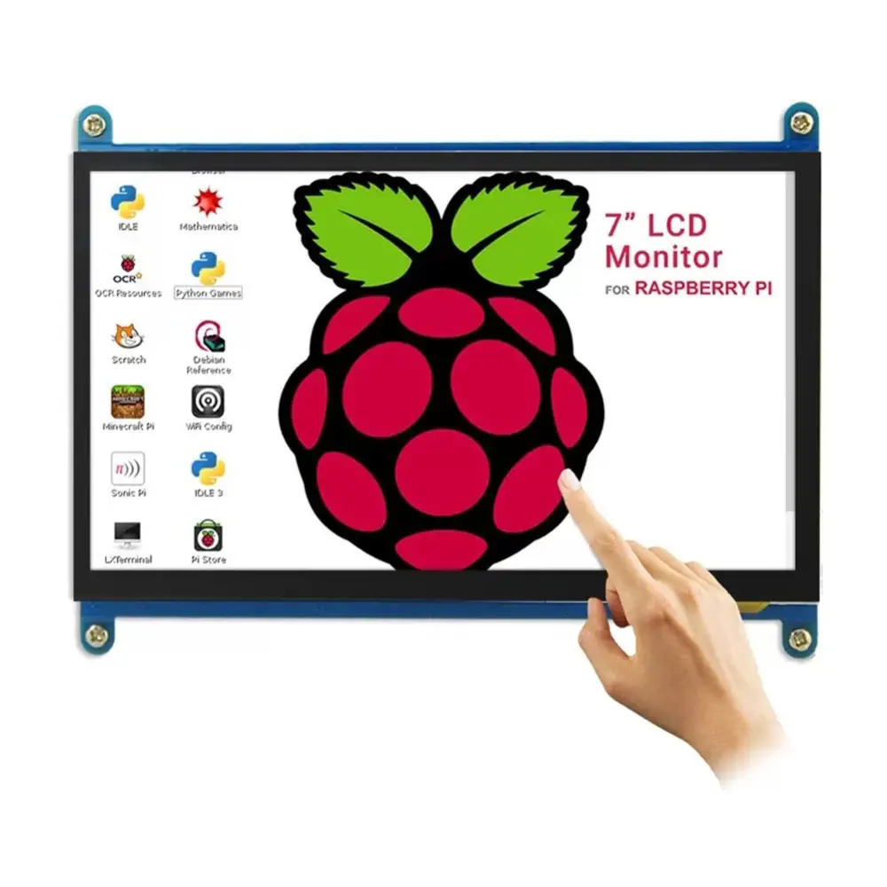 Elecrow RC070 7-inch 1024x600 HDMI LCD Display w/ Touch Screen - RobotShop