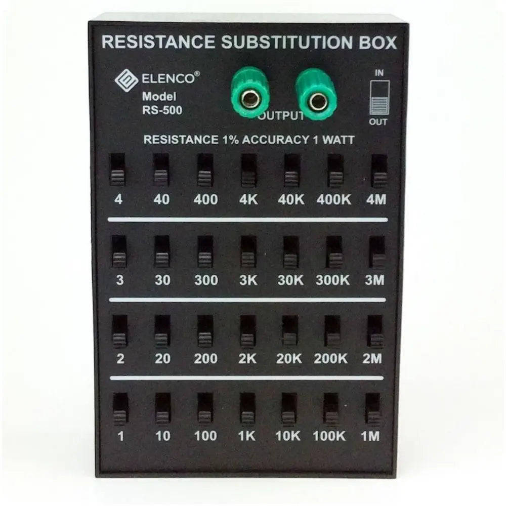 RS-500 Resistor Substitution Box (1% 1W) - RobotShop
