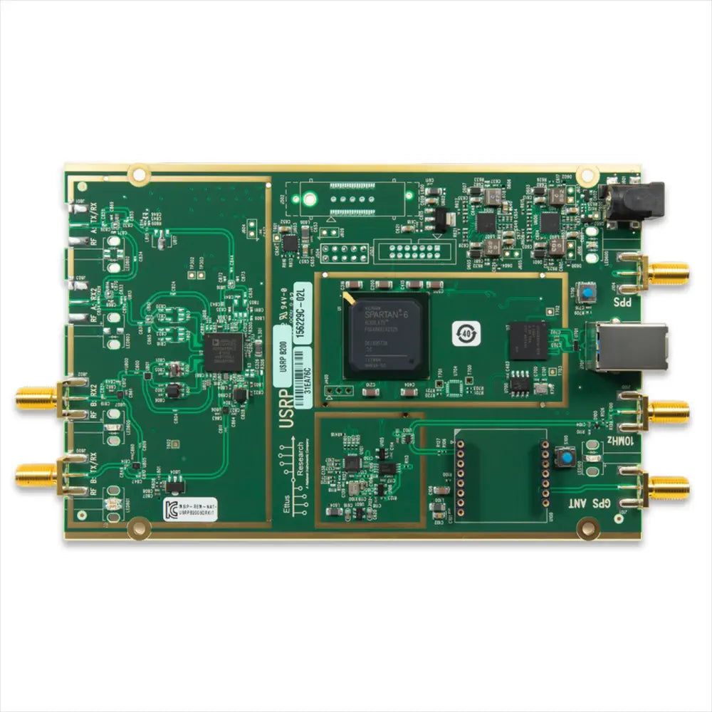 Ettus USRP B200: 1x1, 70MHz-6GHz SDR/Cognitive Radio (w/ Enclosure Kit ...