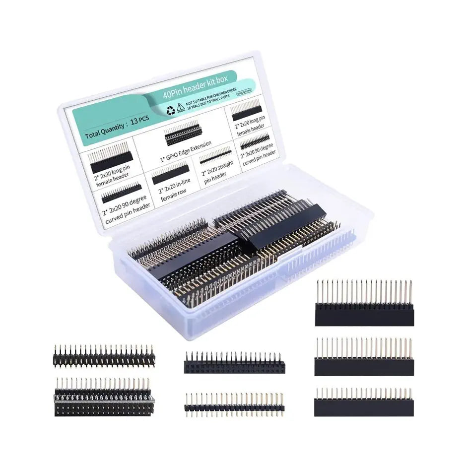 GPIO Header Connector Kit for Raspberry Pi, Tinker Board, Jetson Nano ...