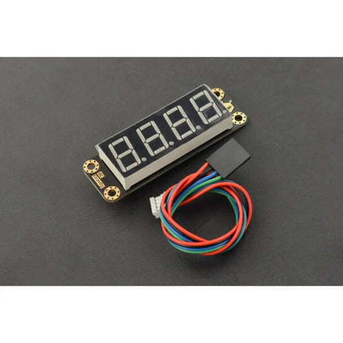 Dfrobot Gravity 4 Digital Led Segment Display Module Red Robotshop