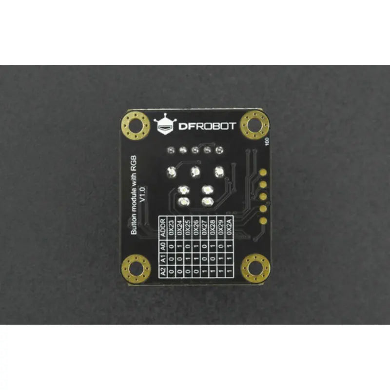 Dfrobot Gravity I2c Rgb Led Color Button Module Robotshop