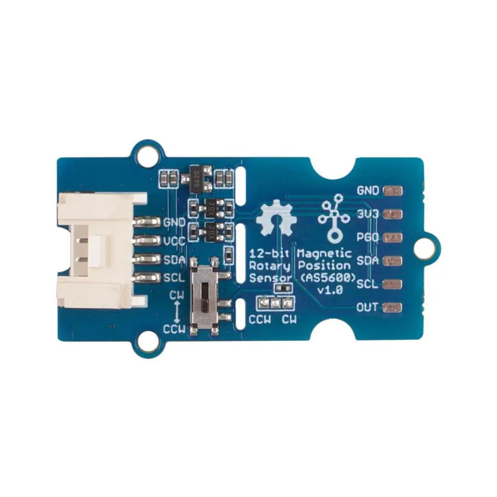 Grove 12-bit Magnetic Rotary Position Sensor (AS5600) - RobotShop