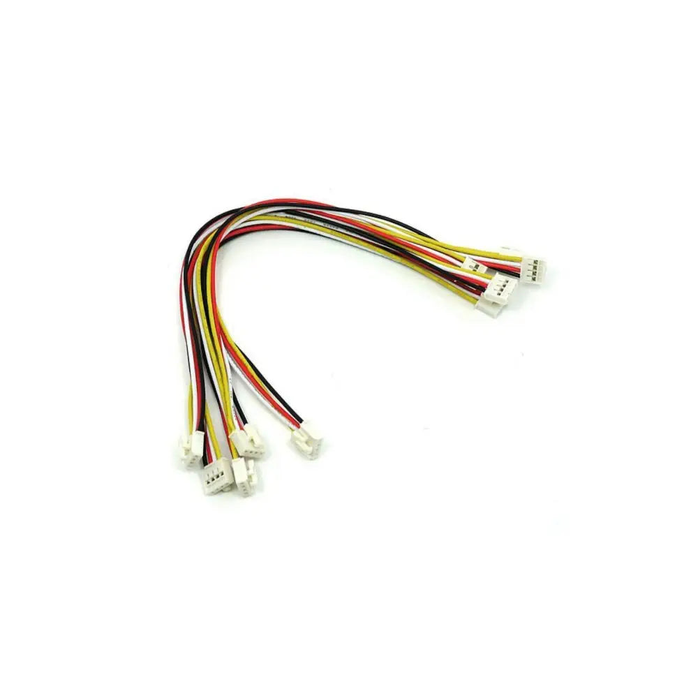 Grove - Universal 4 Pin Buckled 20cm Cable (5 pack) - RobotShop