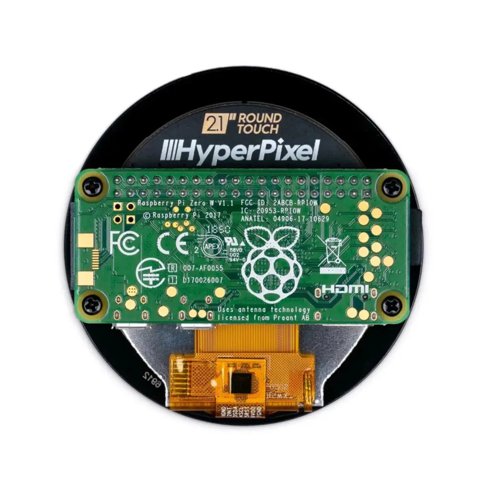 HyperPixel 2.1 Round Hi-Res Display for Raspberry Pi - RobotShop