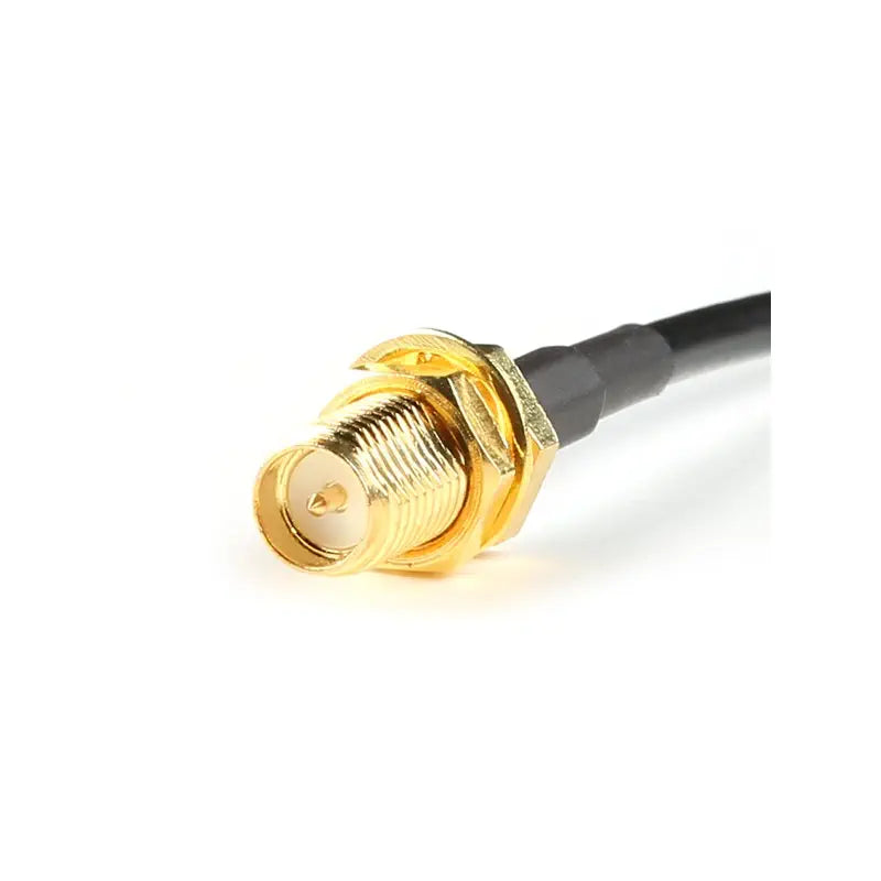 Interface Cable - RP-SMA Male to RP-SMA Female (25cm, RG174) - RobotShop