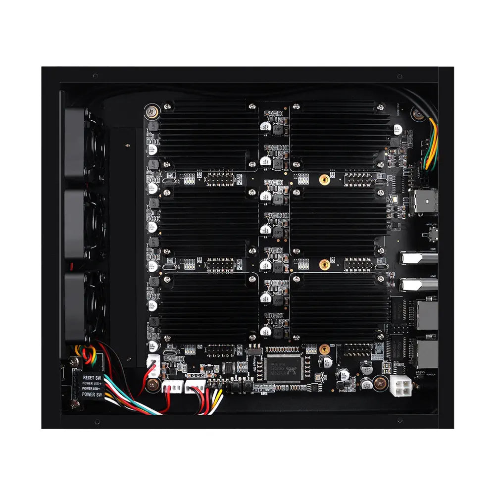 ITX Case Kit for Deskpi Super6c Raspberry Pi CM4 Cluster Mini-ITX Board ...