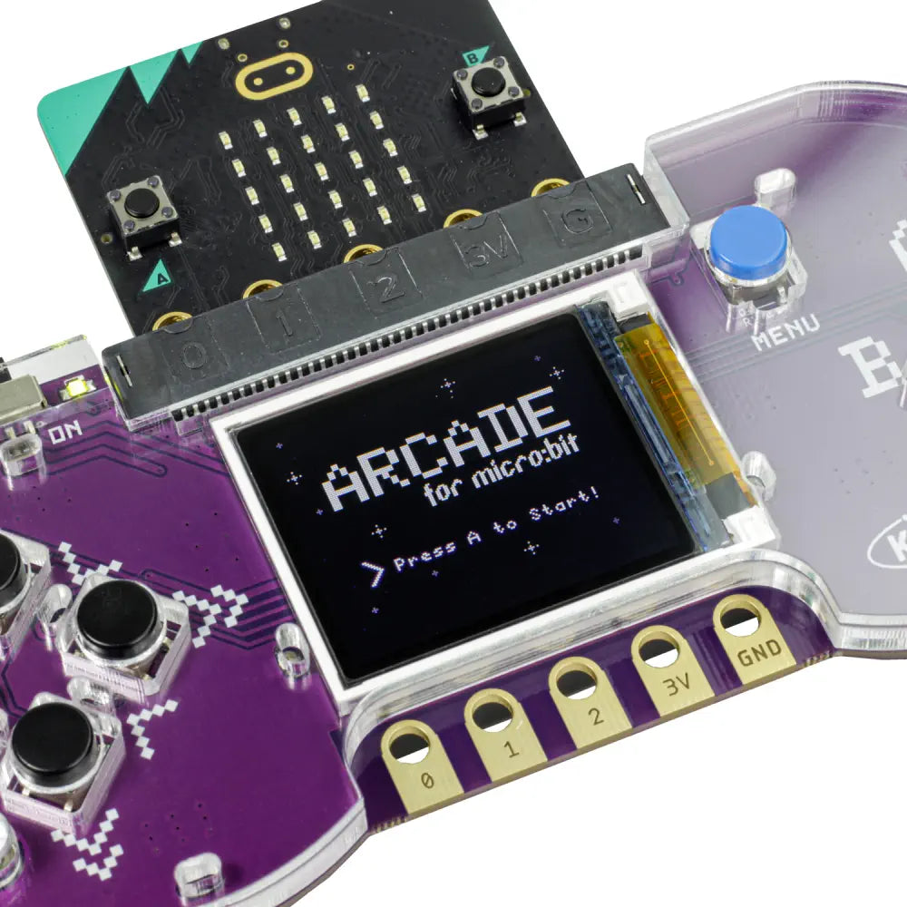 Kitronic ARCADE para micro:bit V2 y MakeCode Arcade - RobotShop