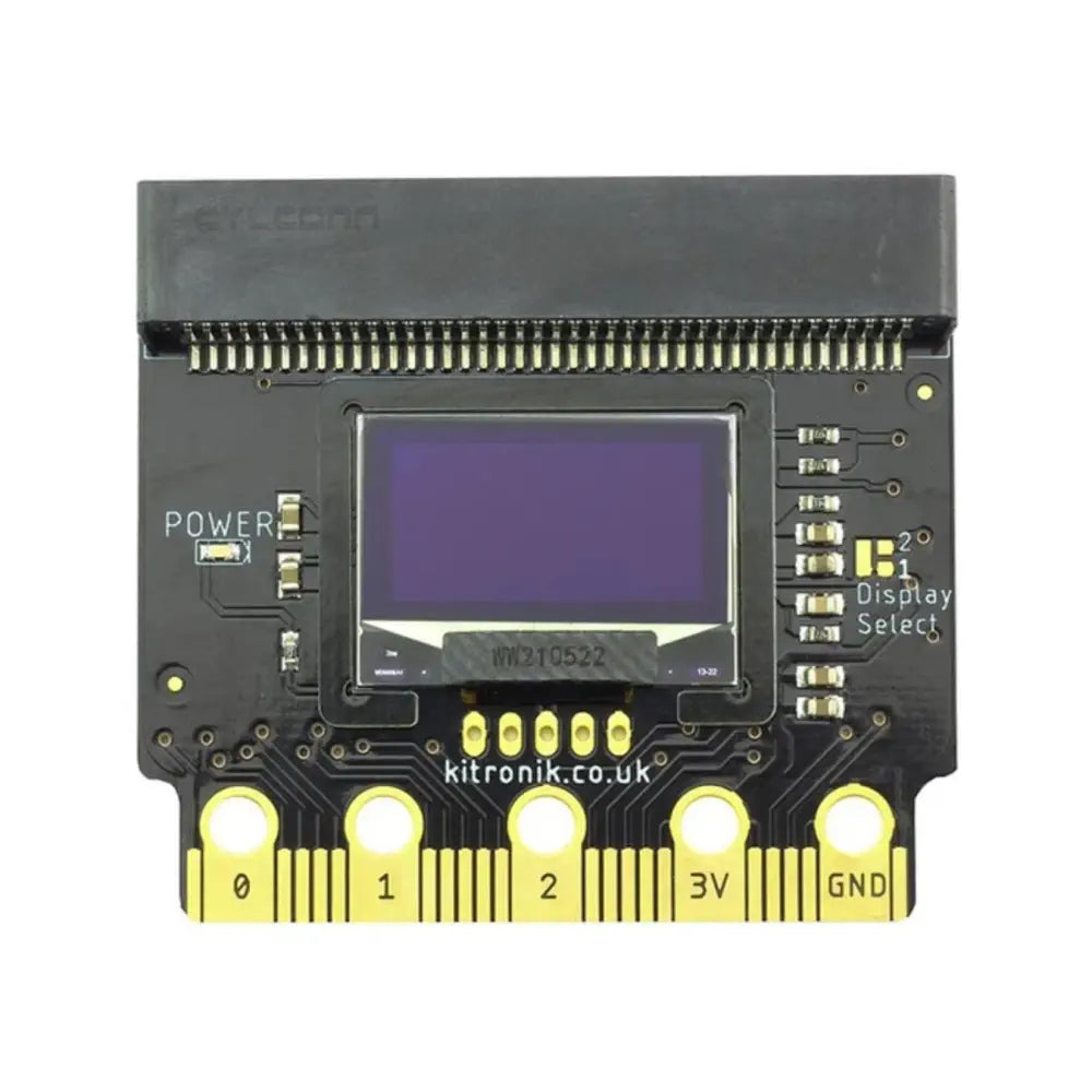 Kitronik :VIEW Graphics128 OLED Display 128x64 for BBC micro:bit ...