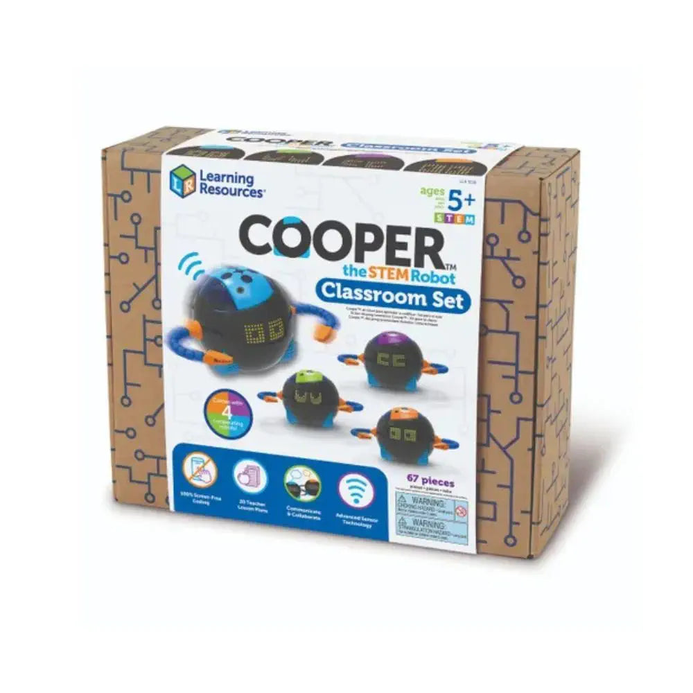 Learning Resources Cooper STEM Robot Classroom Set - RobotShop