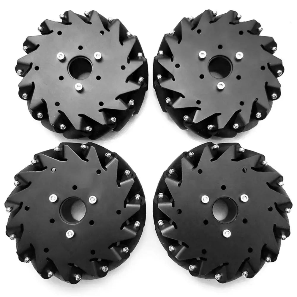 Lynxmotion - 152mm Mecanum Wheel Set (2x Left, 2x Right) - RobotShop
