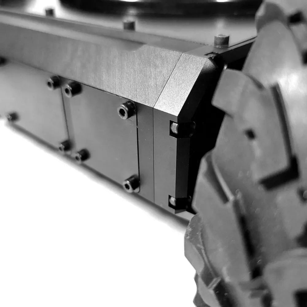 Lynxmotion - A4WD3 Rugged Wheeled Rover Autonomes Kit - RobotShop