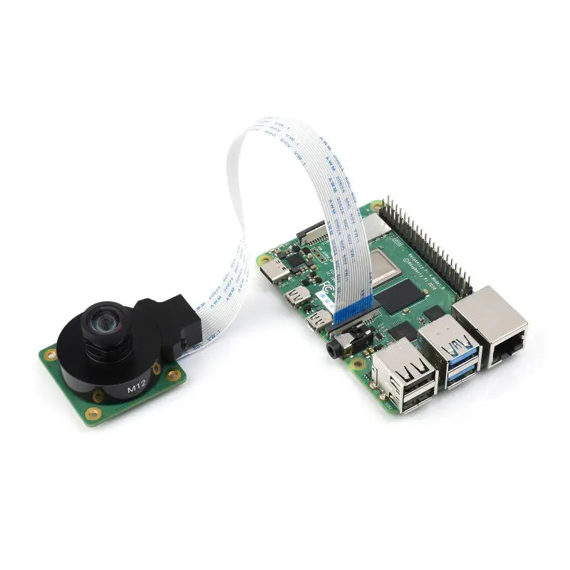 Waveshare M12 High Resolution Lens, 12MP, 113° FOV, 2.7mm for RPi HQ ...