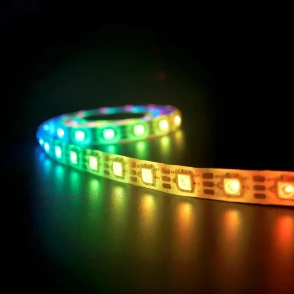 M5Stack Digital RGB LED Weatherproof Strip SK6812 - 30 LED/0.5m - RobotShop