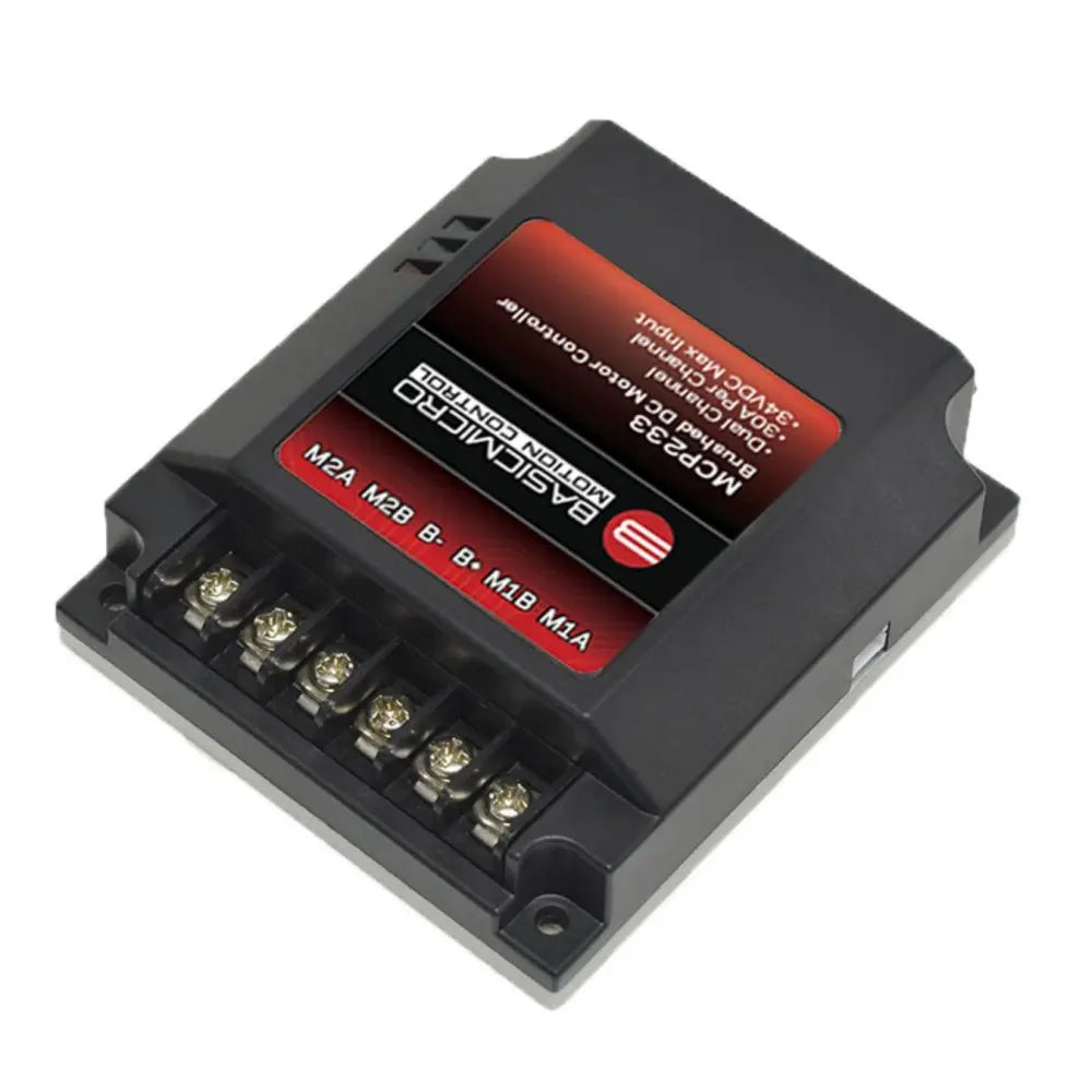 MCP233 Dual 30A, 34VDC Advanced Motor Controller - RobotShop