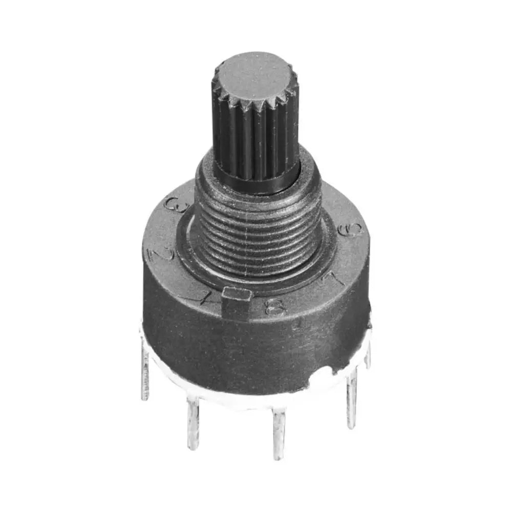 Mini 8-Way Rotary Selector Switch - SP8T - RobotShop